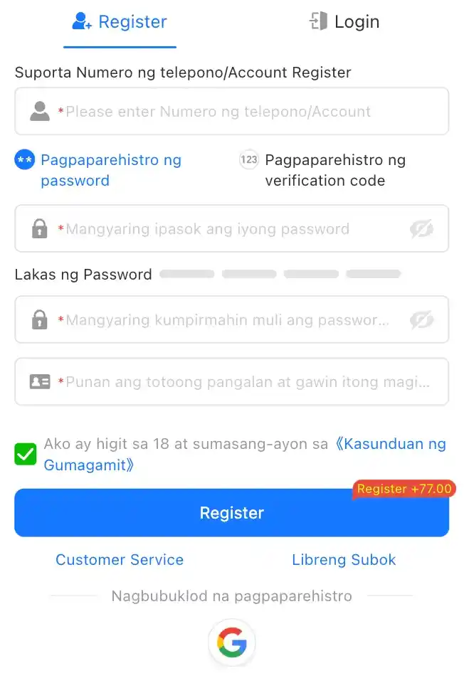 Register - X777 - Top-Rated Online Casino Platform - Official Website